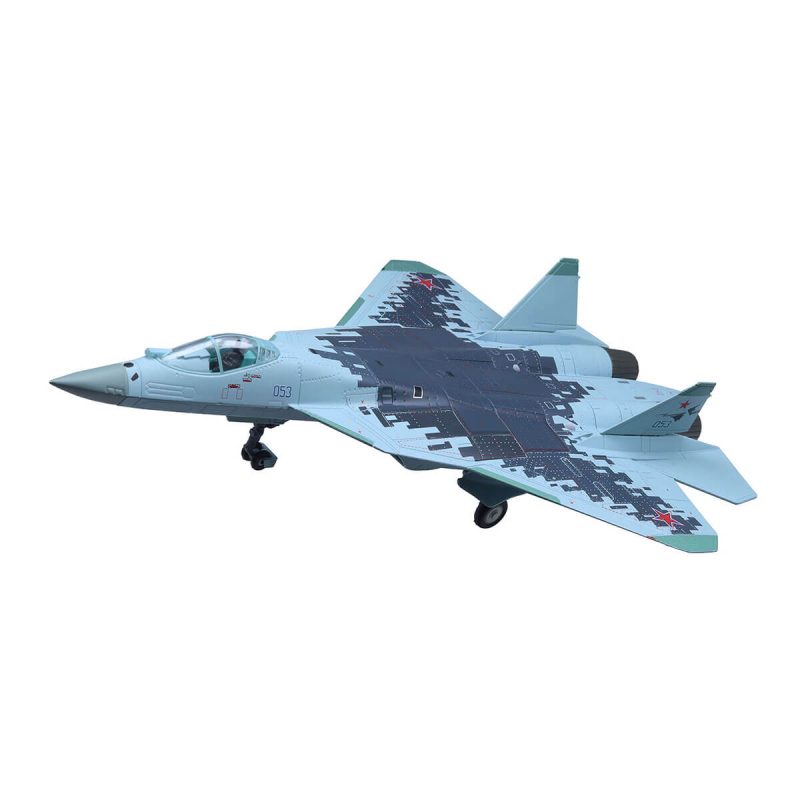 1/100 SU-57 Sukhoi Diecast Aircraft Model Felon Stealth Fighter Bort ...