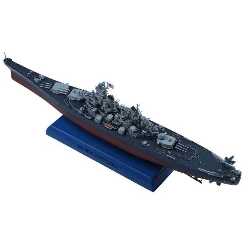 1:1000 USS New Jersey bb-62 1944 Battleship Model Diecast Warship Pre ...