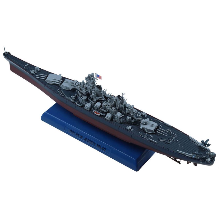 1:1000 USS New Jersey bb-62 1944 Battleship Model Diecast Warship Pre ...